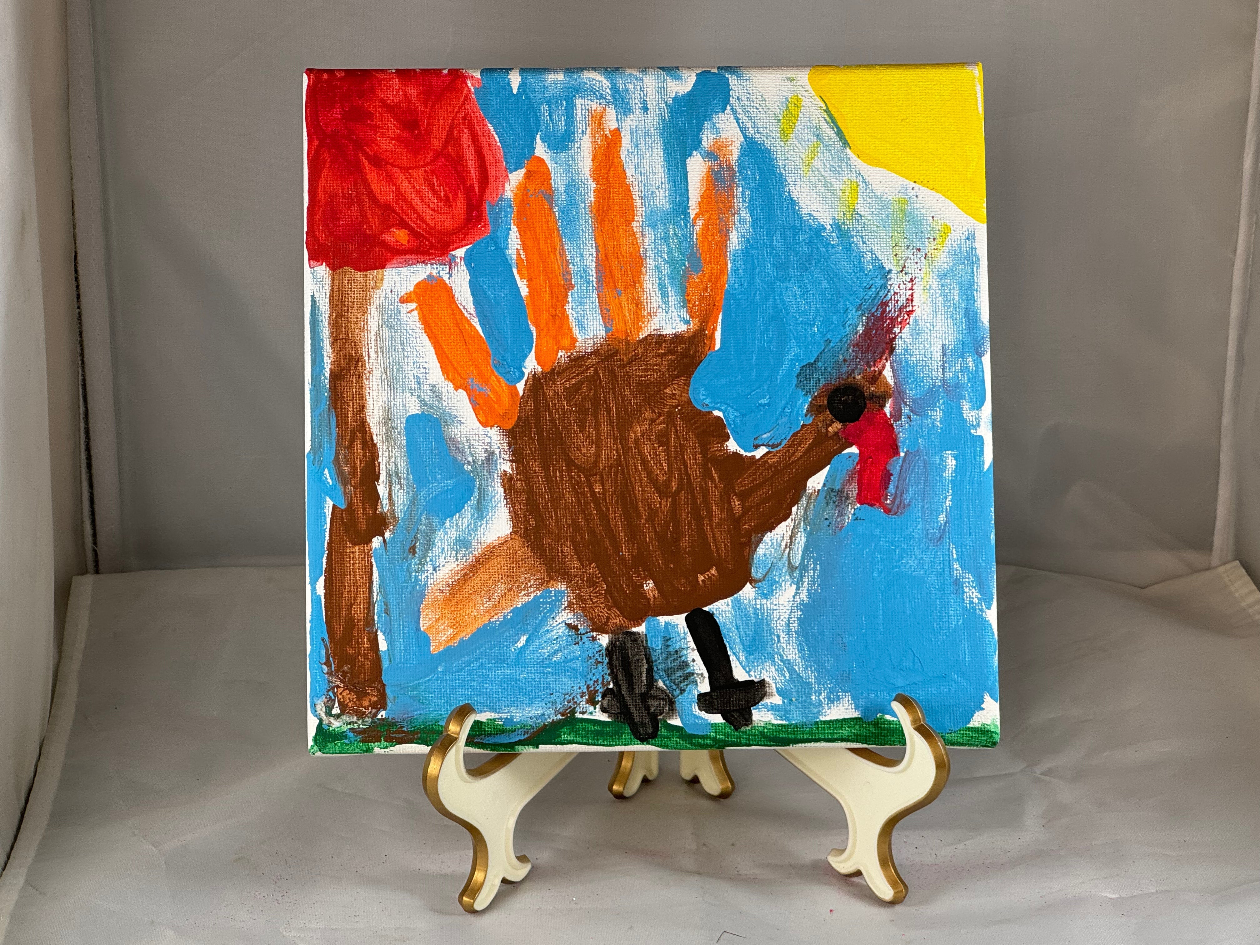 Hand Turkeys for Mashed Potatoes – Pictures Helping People